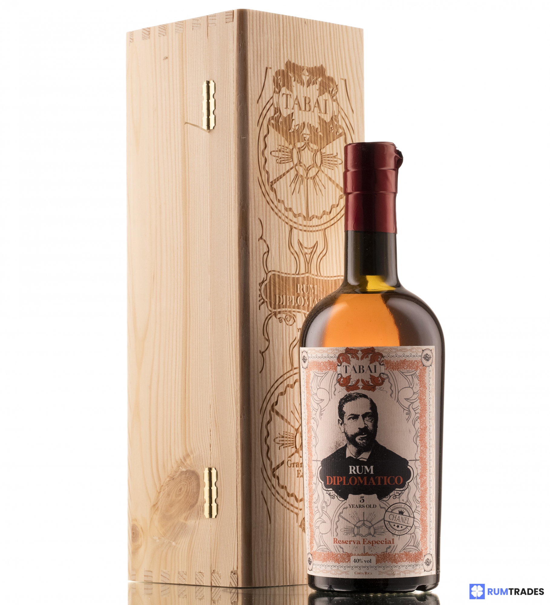TABAI ' RUM DIPLOMATICO' 5 YEARS OLD 40% 2 X 70 CL